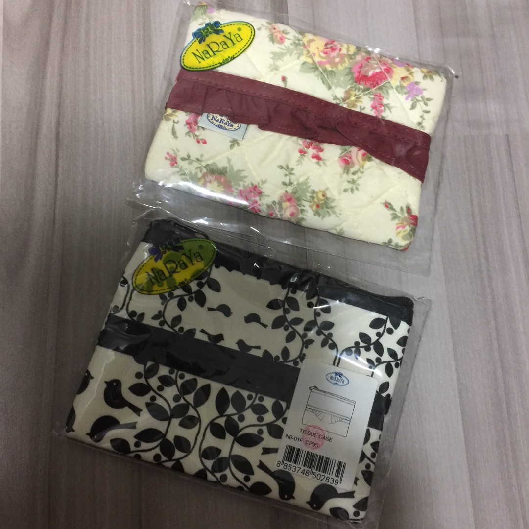 BN NARAYA tissue pouches, Women's Fashion, Bags & Wallets, Purses ...