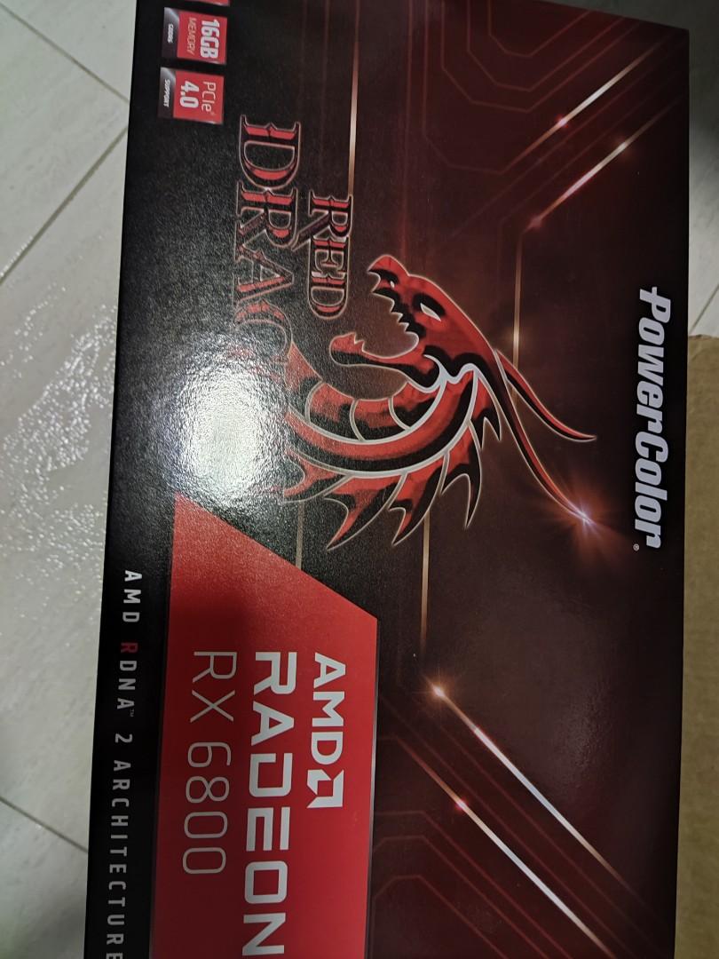 BNIB AMD RX6800 Red Dragon, Computers & Tech, Parts & Accessories ...