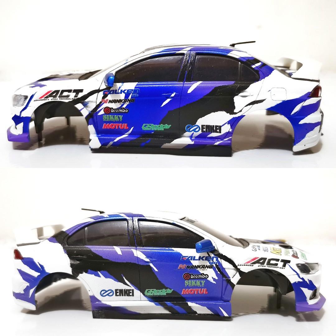 Body RC Mini Drift 1/28 Kyosho Evo X Custom Varis Body Kit DRZ Mini Z, Toys & Collectibles ...