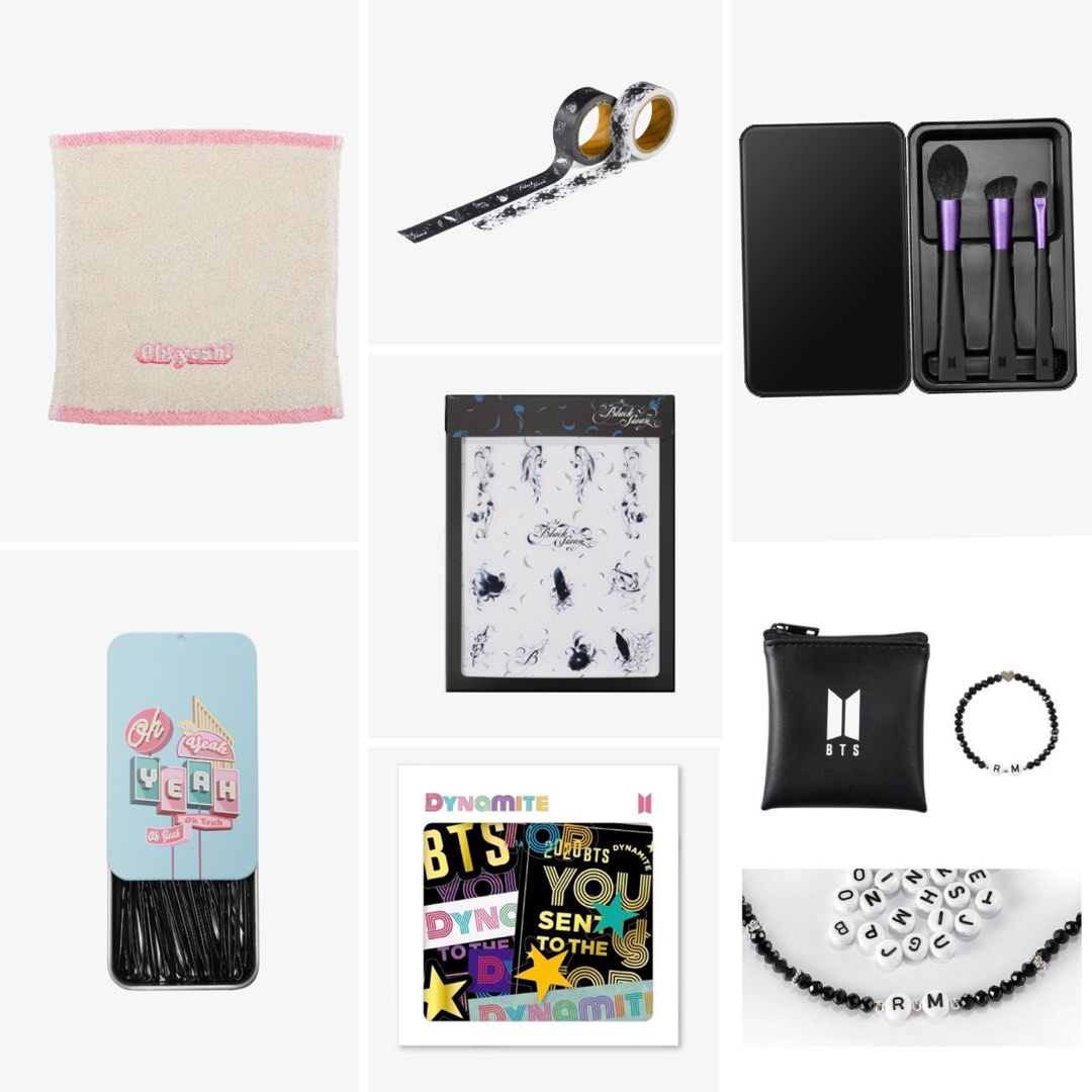 BTS Themed Merch, Boy with Luv, Black Swan, MOTS Logo, Dynamite ...