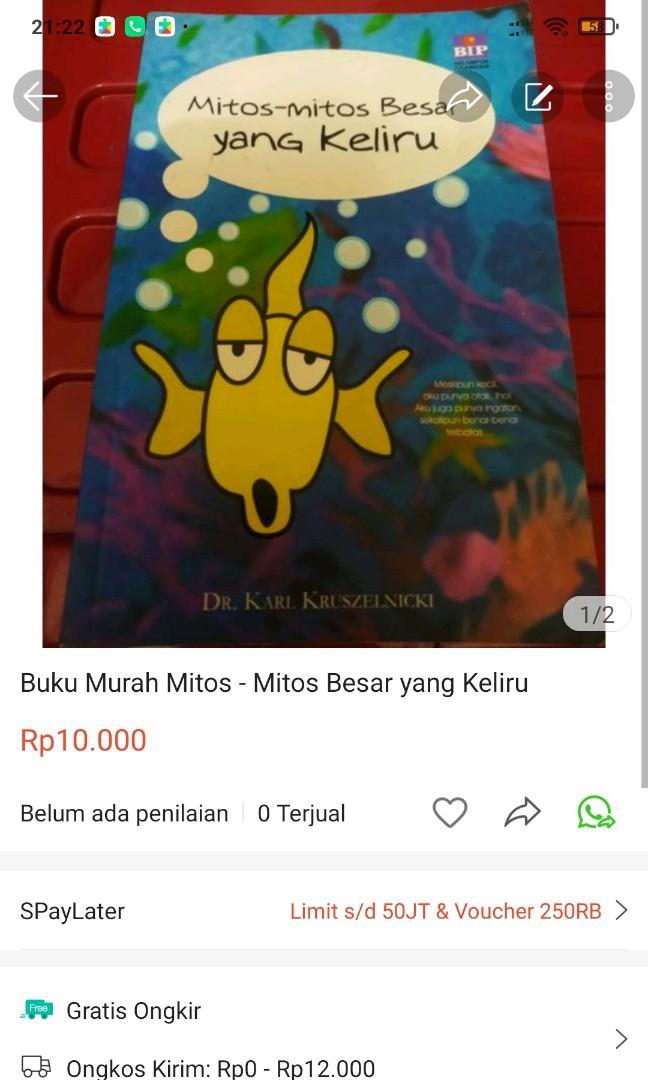 Buku Murah Mitos - Mitos Besar yang Keliru, Buku & Alat Tulis, Buku di Carousell