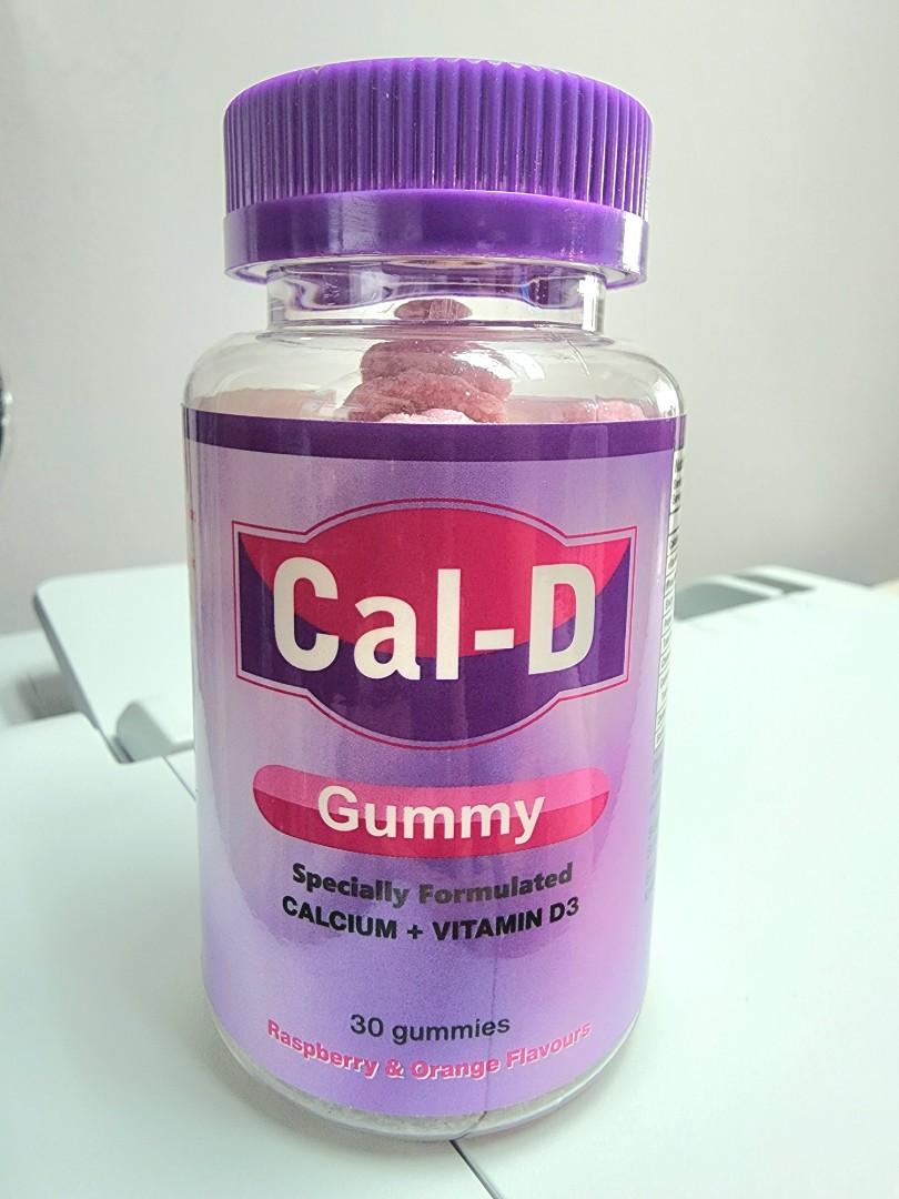Cal- D gummy (Calcium + Vitamin D), Health & Nutrition, Health ...