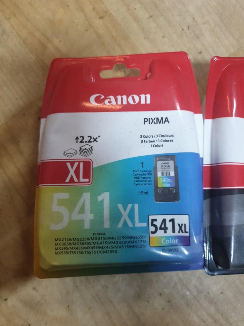Canon pixma 541xl colour ink CL-541 ink colour blister Pack, Computers ...