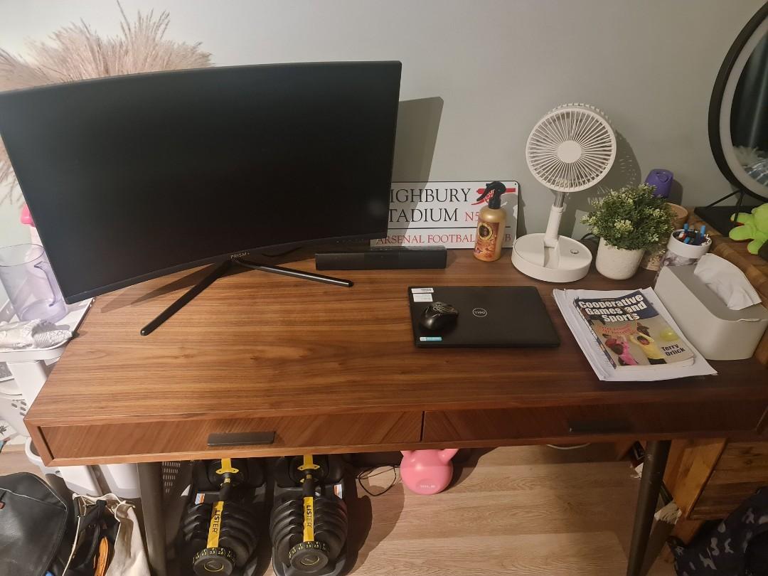 Castlery Parker Desk, Furniture & Home Living, Furniture, Tables & Sets ...