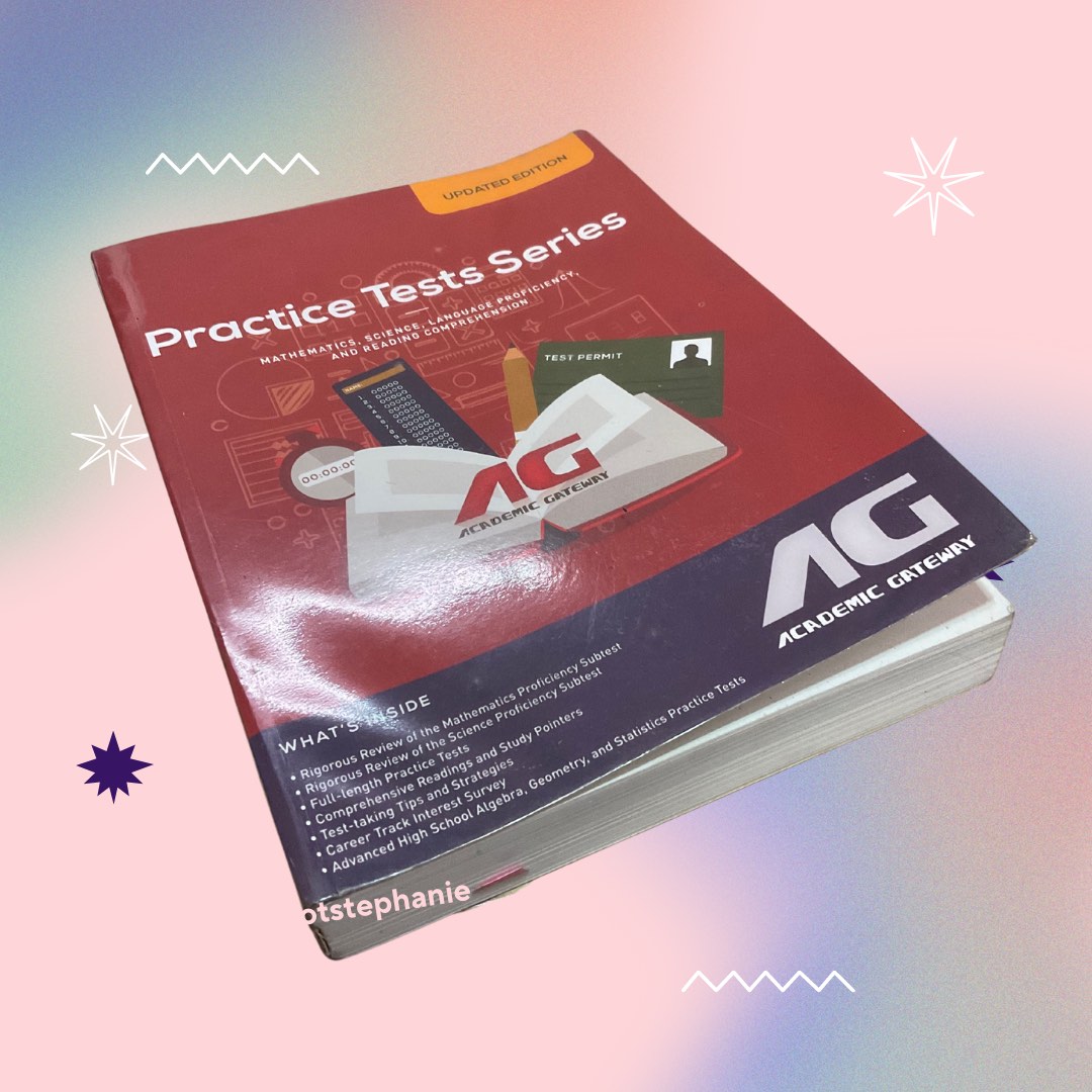 CET REVIEWER - Academic Gateway Textbook College Entrance Test Reviewer ...