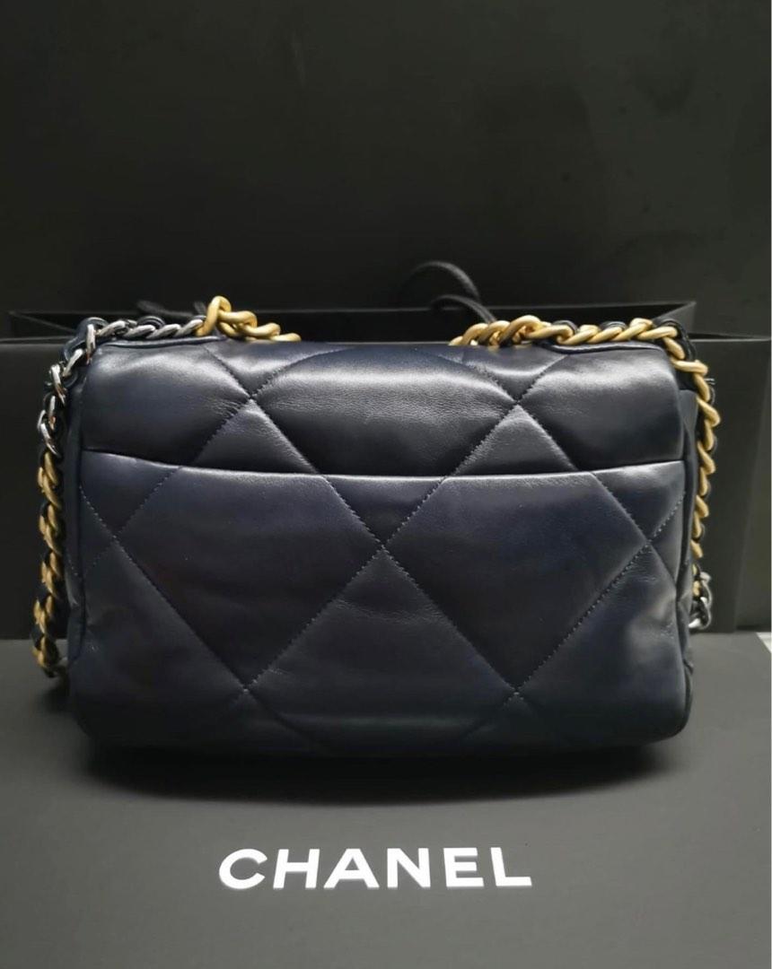 Chanel C19 Navy, Luxury, Bags & Wallets on Carousell