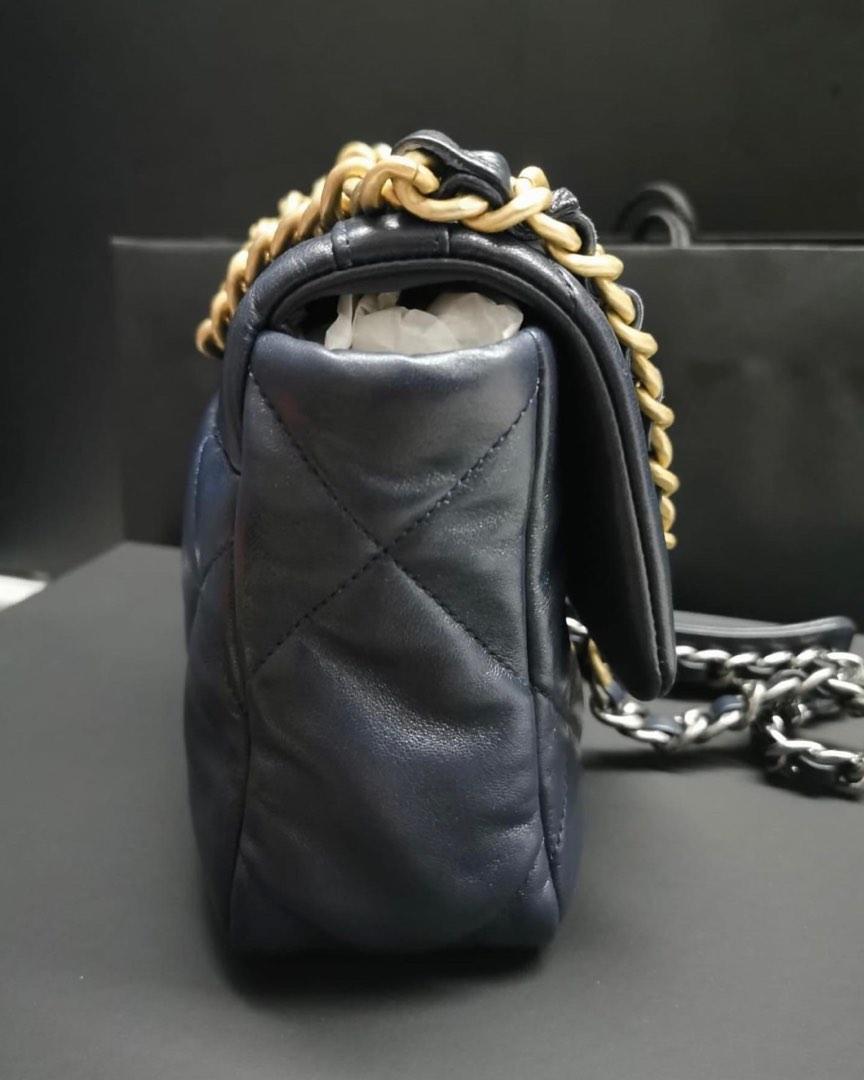 Chanel C19 Navy, Luxury, Bags & Wallets on Carousell