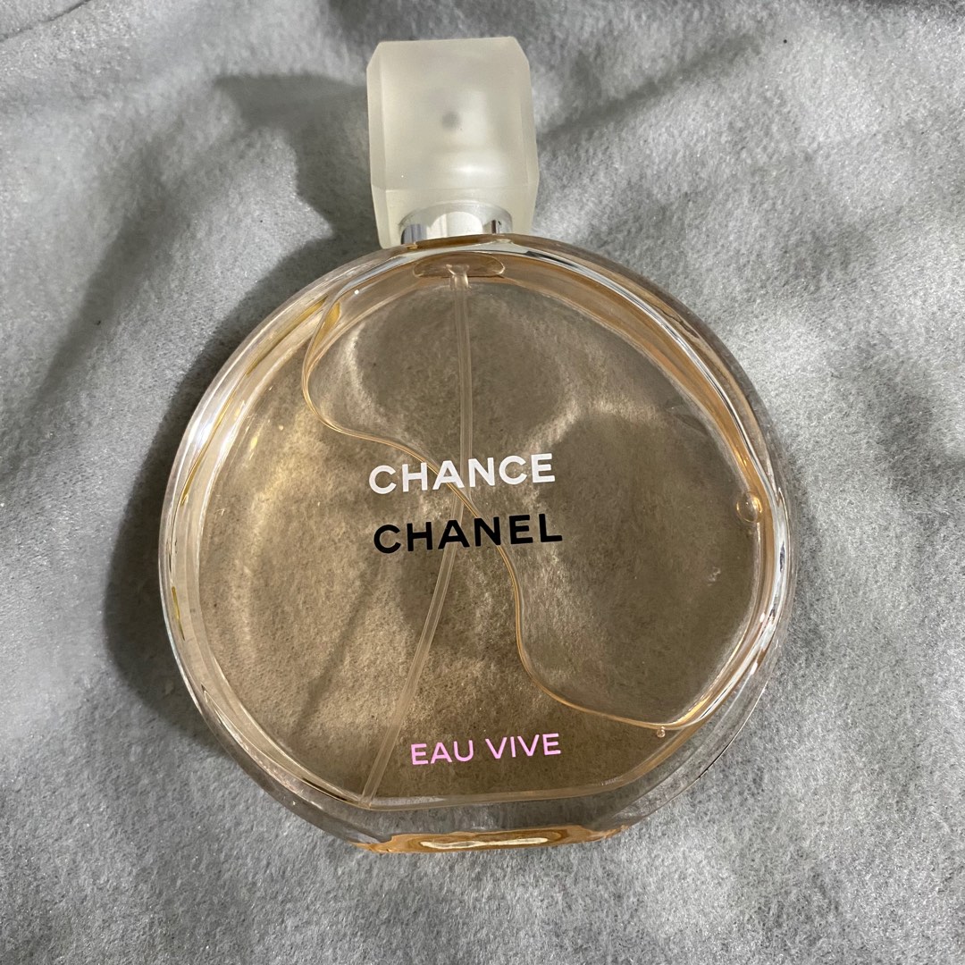 Chanel Chance eau vive original 100ml, Kesehatan & Kecantikan, Parfum ...