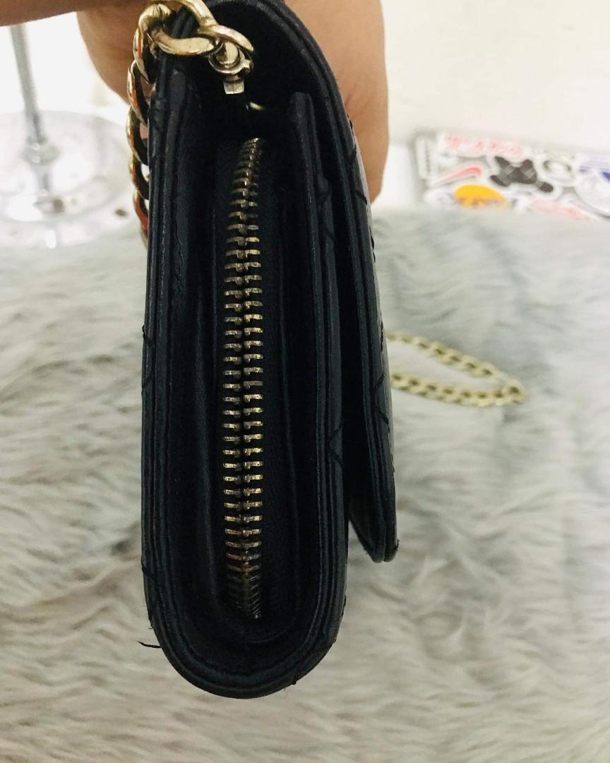 Chanel vintage chain wallet, Luxury, Bags & Wallets on Carousell