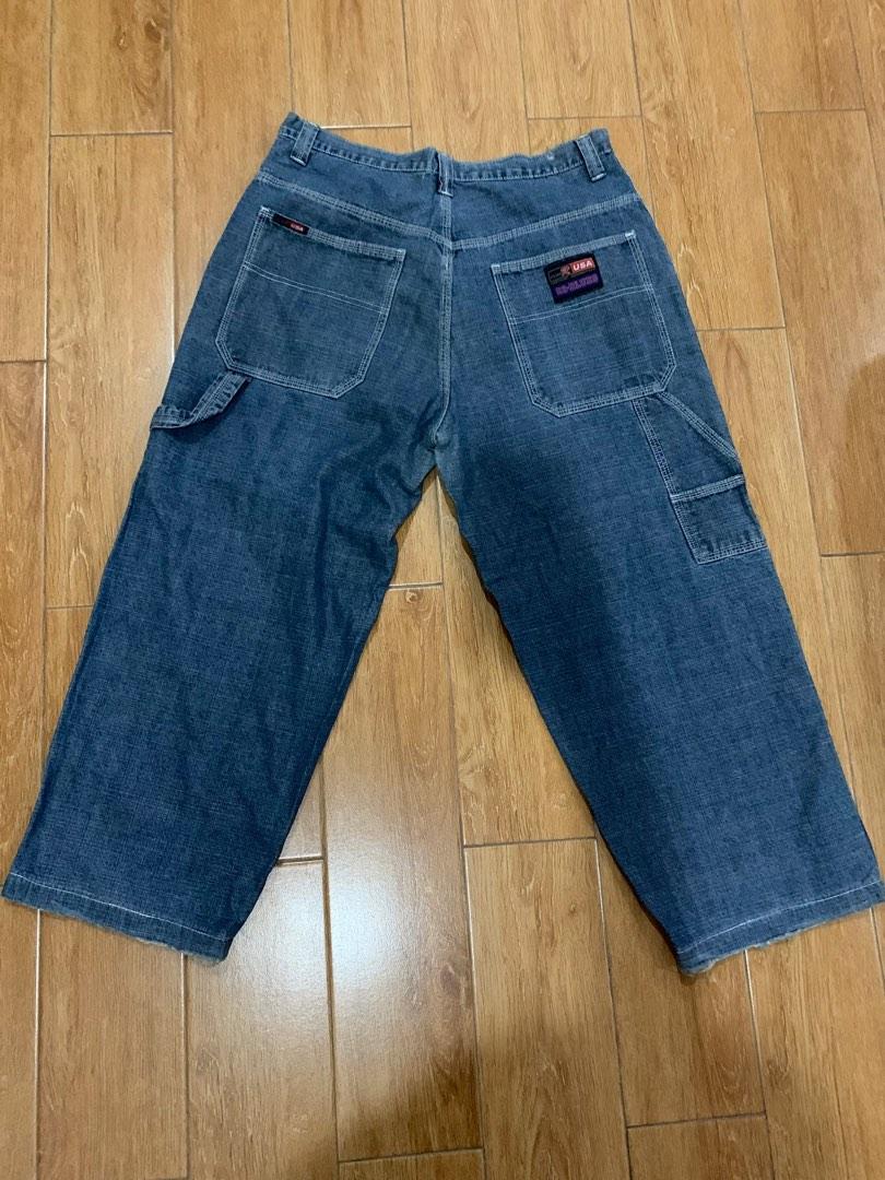 Club R jeans Wide leg denim cargo pants, Men's Fashion, Bottoms, Jeans ...