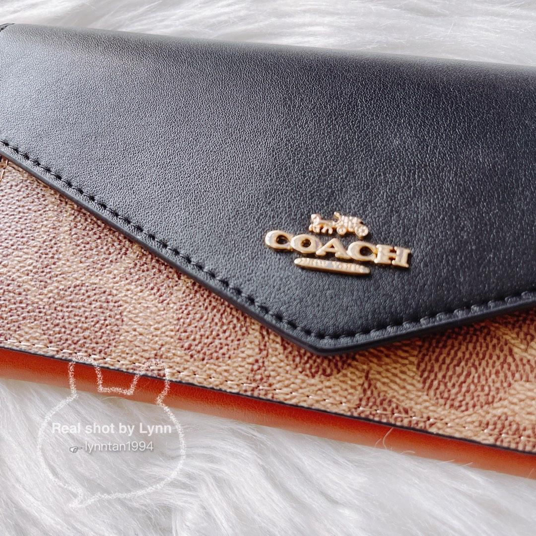 Coach Envelope Long Wallet women, Women's Fashion, Bags & Wallets ...