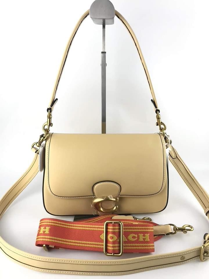 Coach Soft Tabby ( Yellow ), Women's Fashion, Bags & Wallets, Cross ...