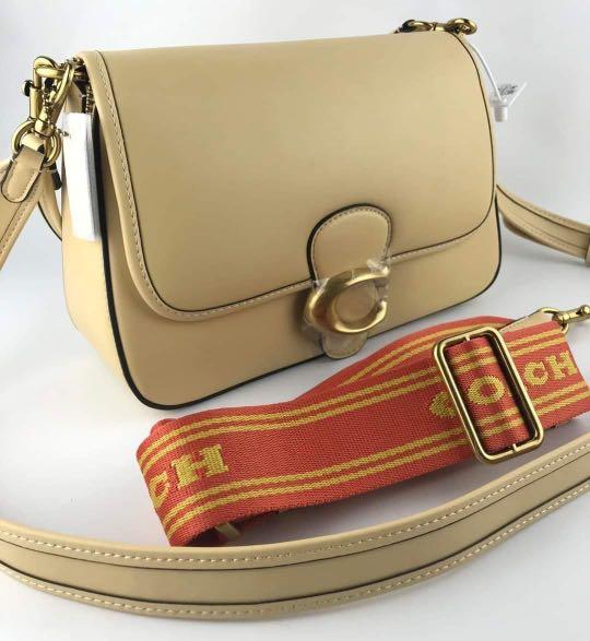 Coach Soft Tabby ( Yellow ), Women's Fashion, Bags & Wallets, Cross ...