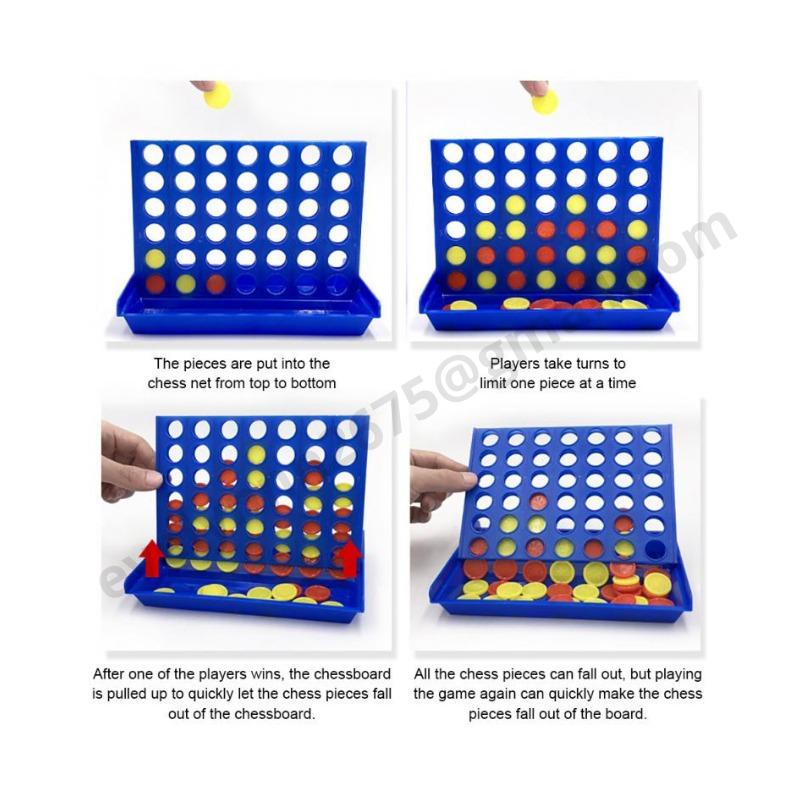 Connect Four In A Row 4 In A Line Board Game Kids Children Educational ...