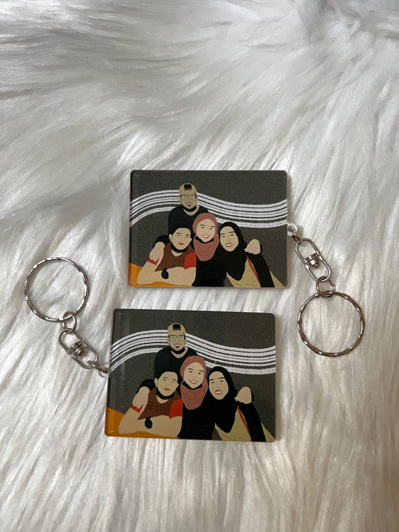 Custom Classic Keychains, Hobbies & Toys, Art & Prints on Carousell