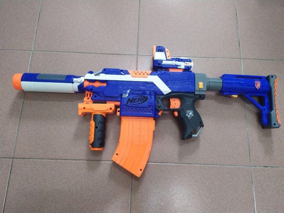 Custom nerf stryfe build, Hobbies & Toys, Toys & Games on Carousell