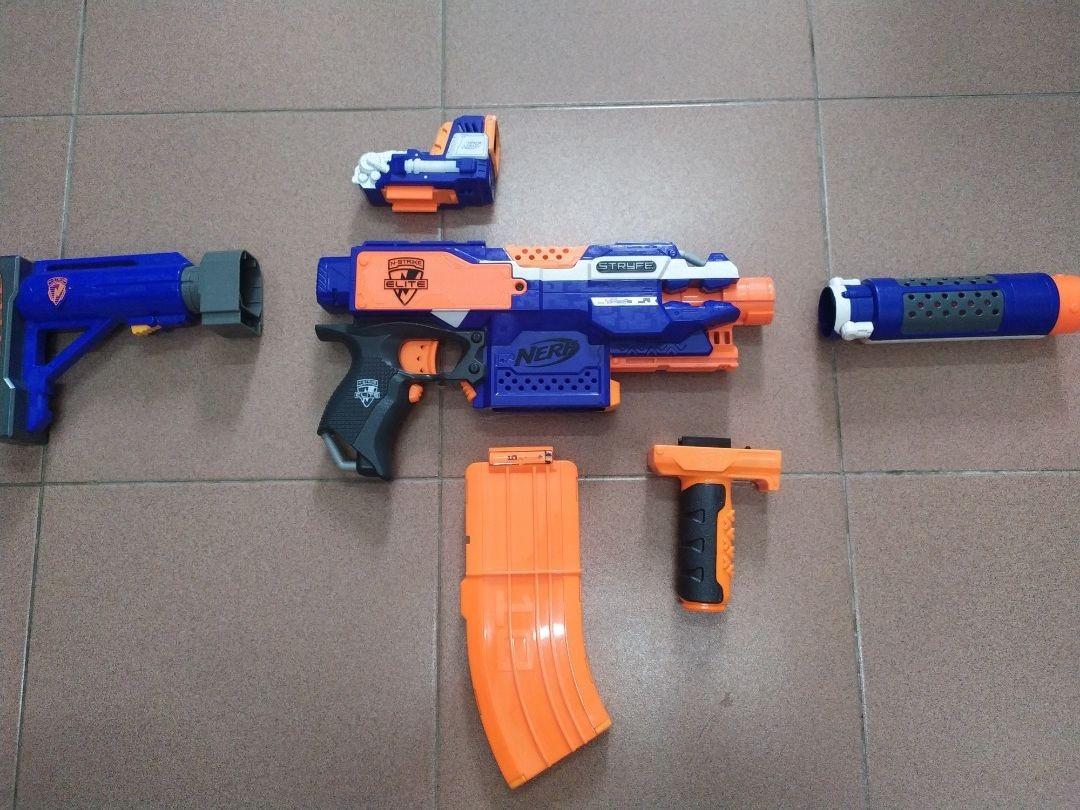 Custom nerf stryfe build, Hobbies & Toys, Toys & Games on Carousell