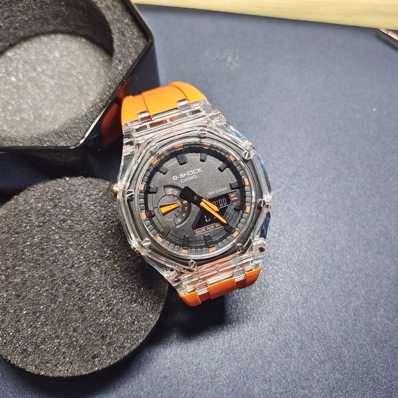 Custom orange gshock ga2100 ga2110 ga-2100 ga-2110, Men's Fashion ...