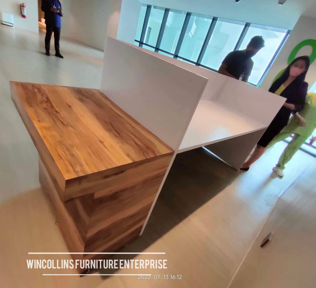 Customized Reception desk table Furniture, Furniture & Home Living ...