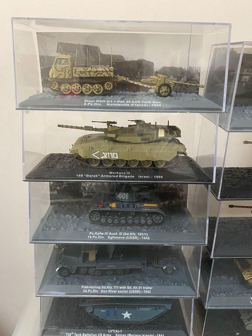 Deagostini diecast combat battle tank collection (with most magazines ...