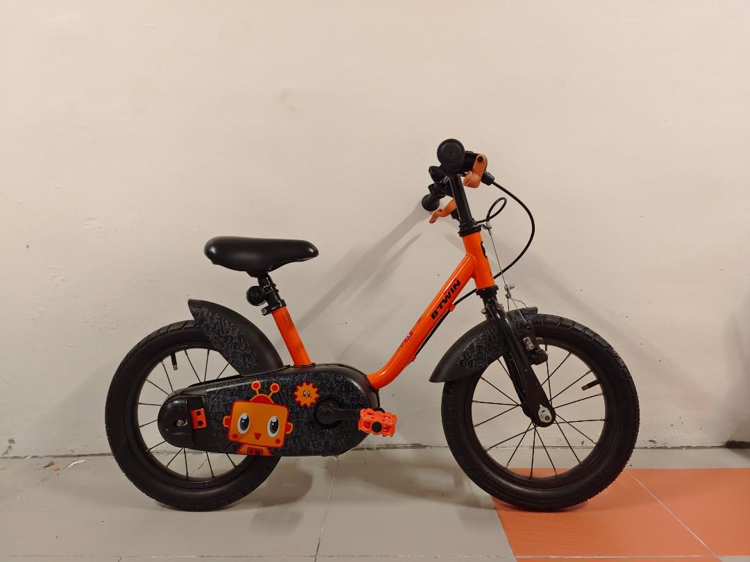 Decathlon Btwin Kids Bicycle 14", Sports Equipment, Bicycles & Parts ...