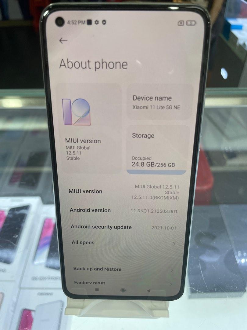 Demo Set Xiaomi Mi 11 Lite NE 5G, Mobile Phones & Gadgets, Mobile ...