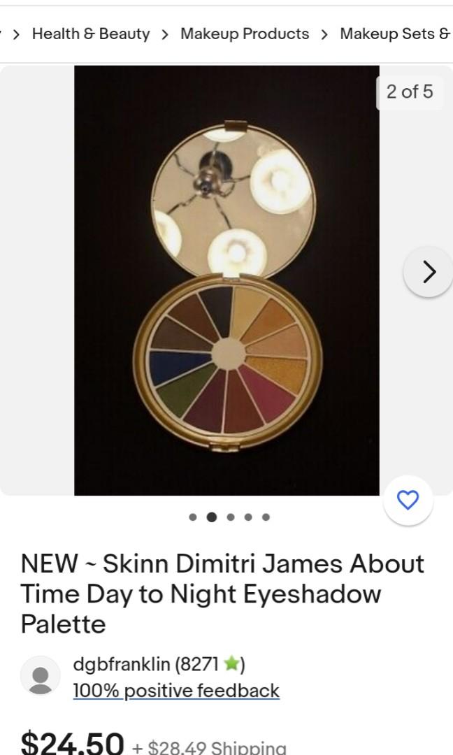 Dimitri James Skinn Eyeshadow pallette, Beauty & Personal Care, Face ...