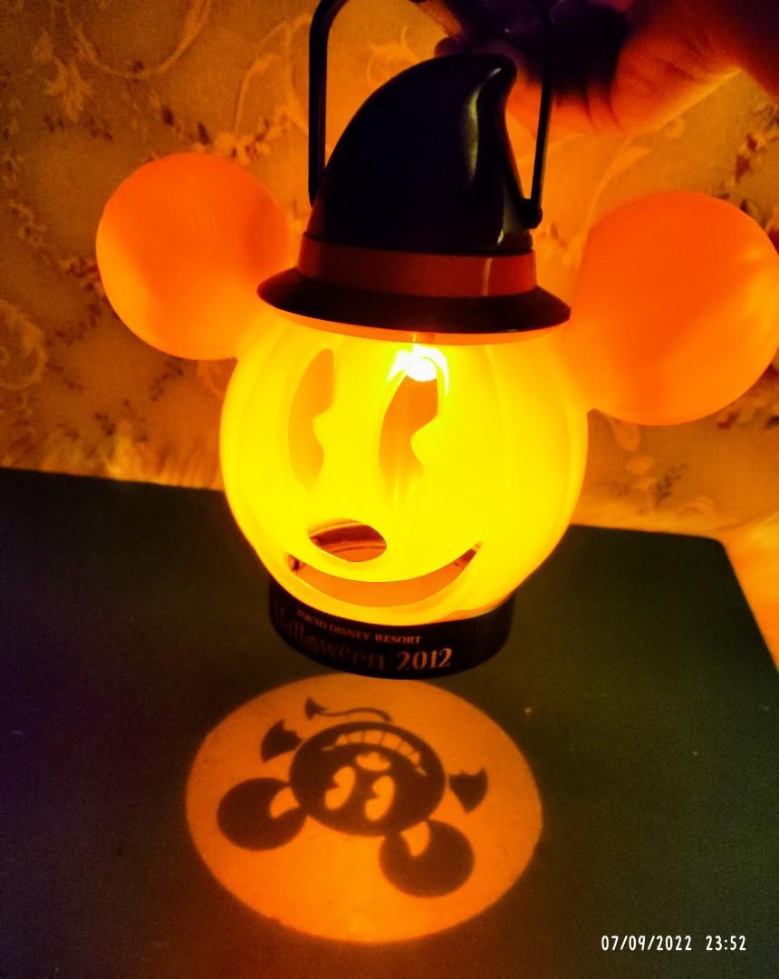 Disney Halloween Mickey Mouse Glowing Light Lantern, Hobbies & Toys ...