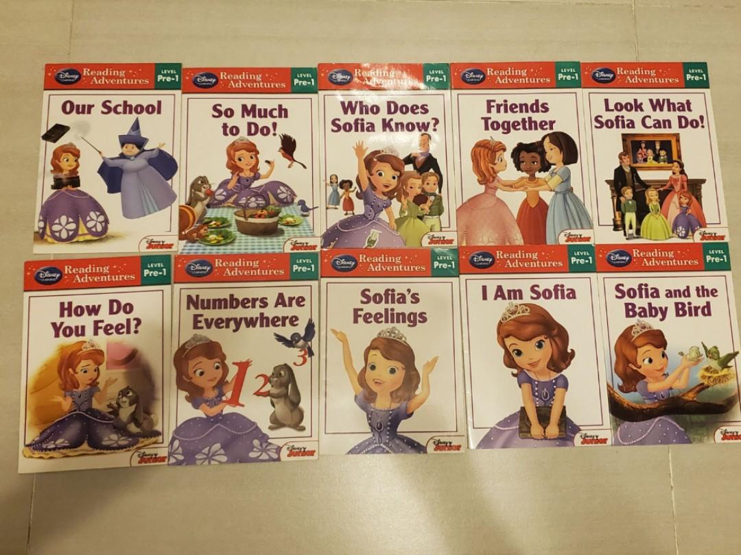 Disney Learning Reading Adventures--Sofia the First, 興趣及遊戲, 書本 & 文具, 小朋友書 - Carousell