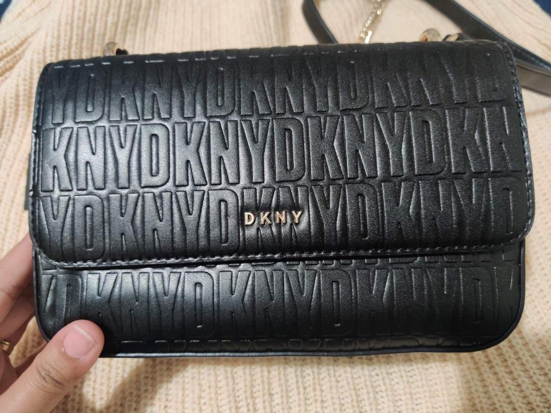 DKNY Sina Flap Two-Way Crossbody Bag, Luxury, Bags & Wallets on Carousell
