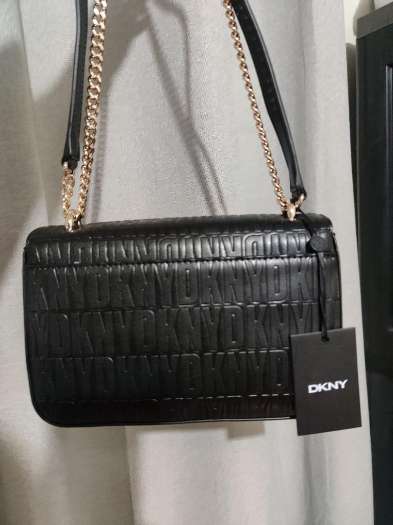 DKNY Sina Flap Two-Way Crossbody Bag, Luxury, Bags & Wallets on Carousell