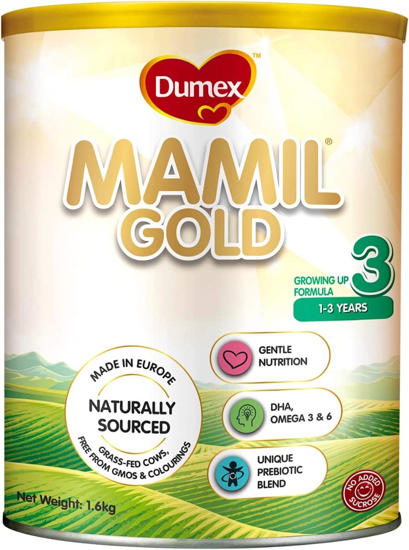 Dumex Mamil Gold Stage 3 Growing Up Kid Milk Formula 1.6 Kg, Babies ...