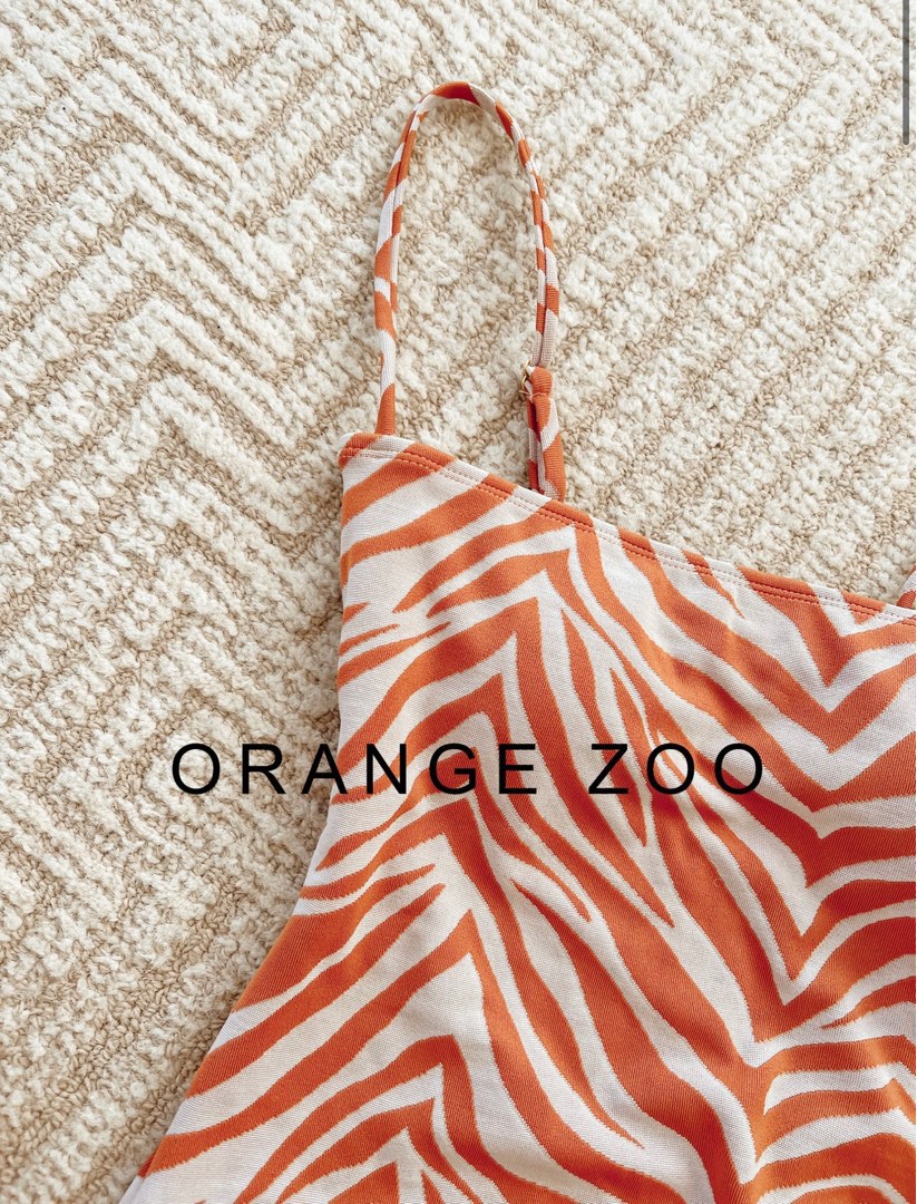 Eighth Mermaid Lewis Full Piece in Orange Zoo Small, Women's Fashion ...