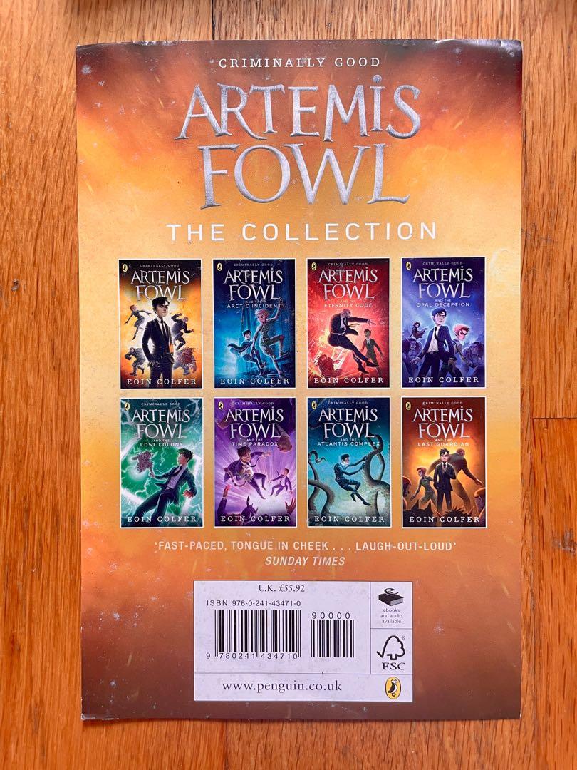 Eoin Colfer Artemis Fowl Series 8 Books Collection Set, Hobbies & Toys ...