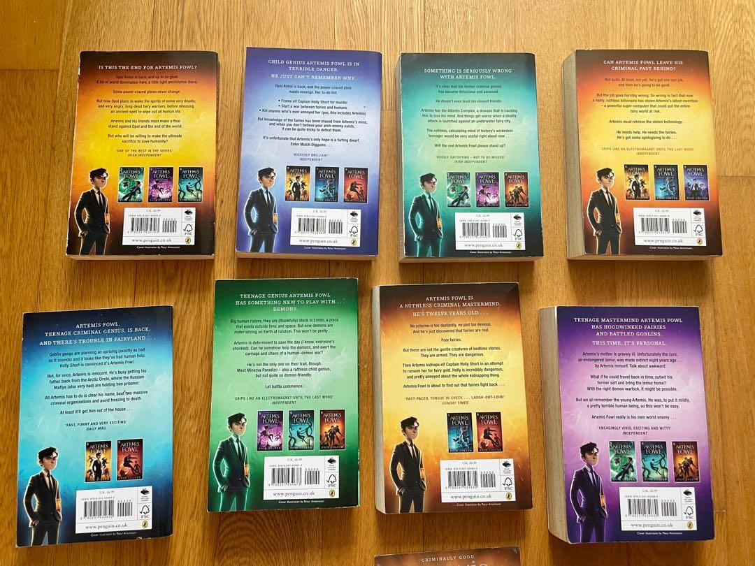 Eoin Colfer Artemis Fowl Series 8 Books Collection Set, Hobbies & Toys ...