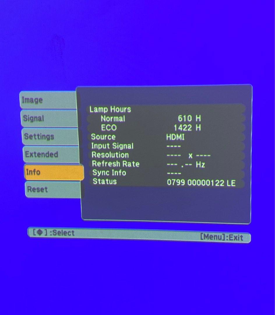 Epson Projector EB W8 long throw model, TV & Home Appliances, TV ...