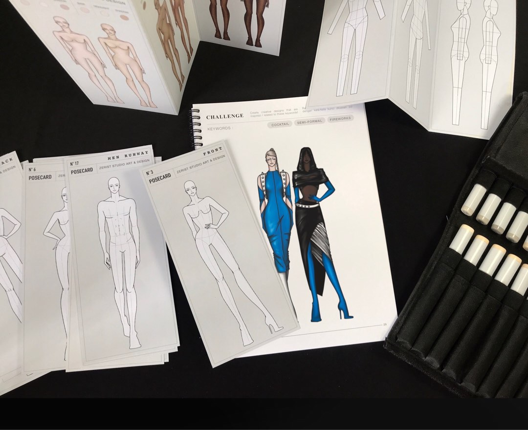 Fashion Sketchbook Illustration Guide & Techniques Fashion Design ...