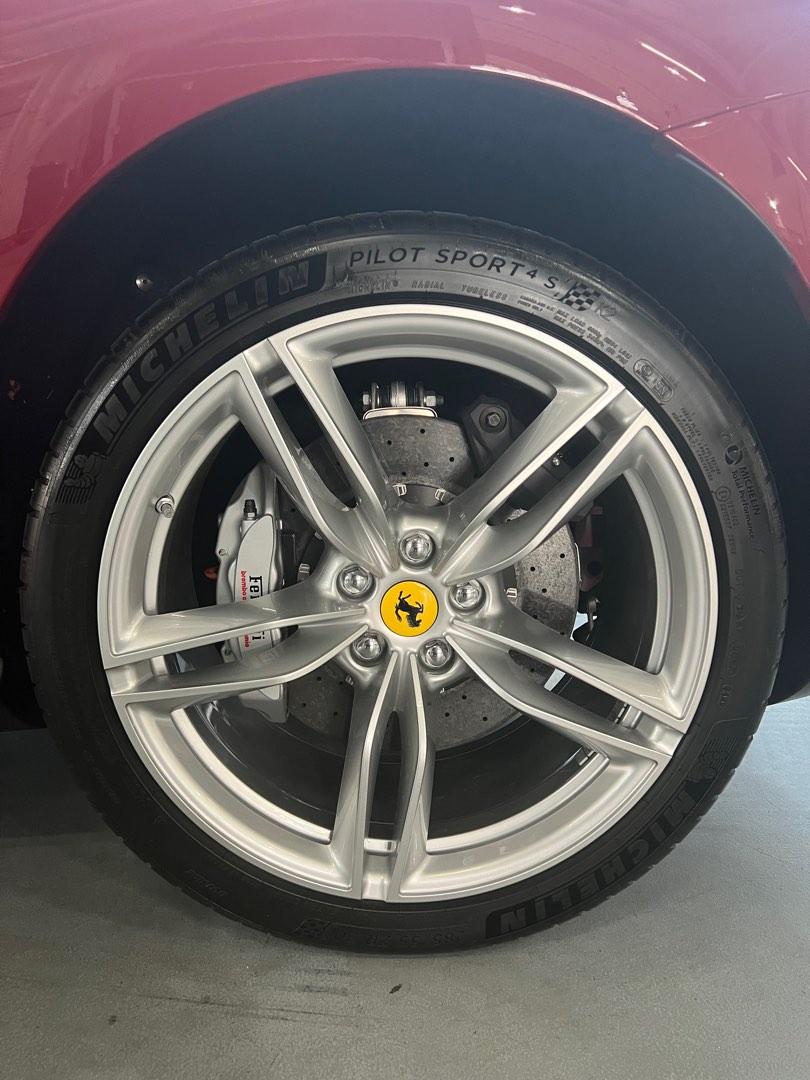 Ferrari Roma Forged Wheel Brilliant Silver, Car Accessories, Tyres ...