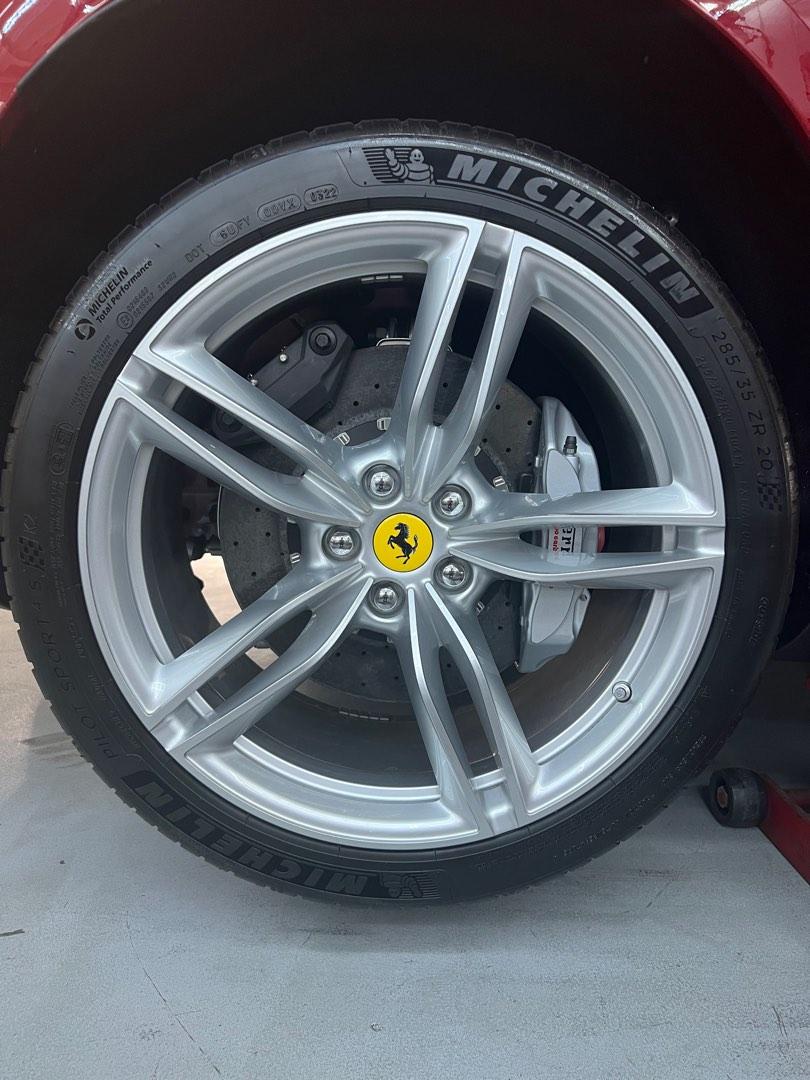 Ferrari Roma Forged Wheel Brilliant Silver, Car Accessories, Tyres ...