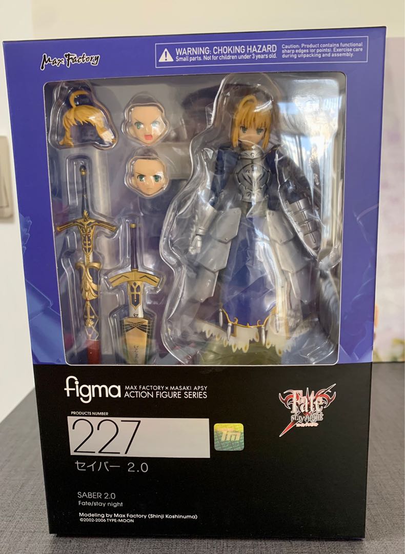 Figma Saber 2.0 / Fate Stay Night, 興趣及遊戲, 玩具 & 遊戲類 - Carousell