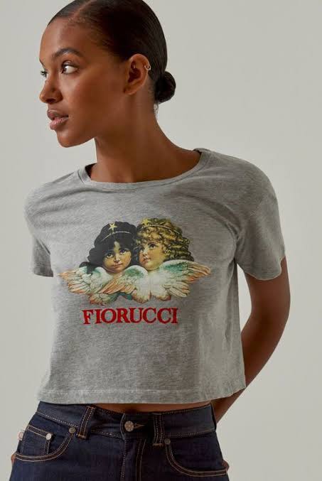 Fiorucci Angel Crop Top, Women's Fashion, Tops, Shirts on Carousell