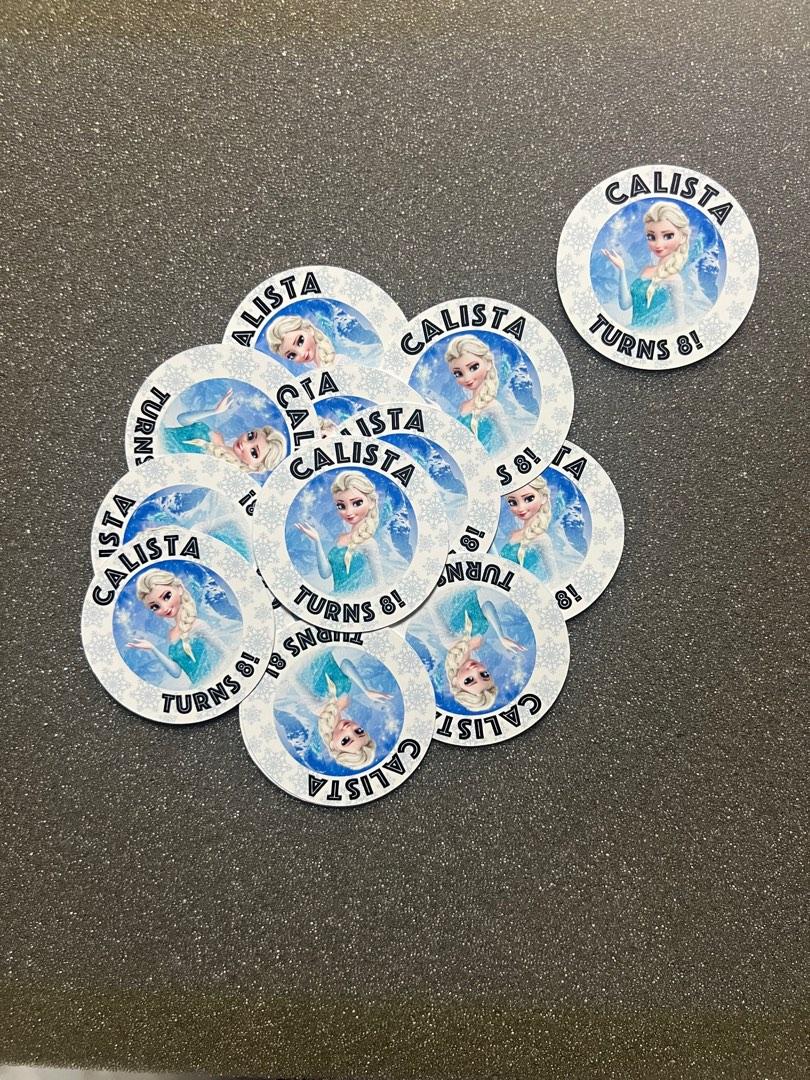 Frozen Elsa Birthday Stickers, Hobbies & Toys, Stationery & Craft, Art ...