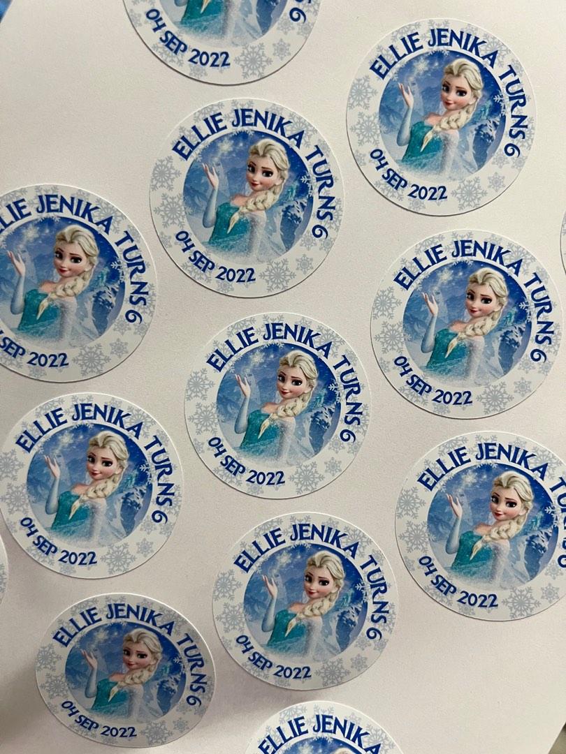 Frozen Elsa Birthday Stickers, Hobbies & Toys, Stationery & Craft, Art ...