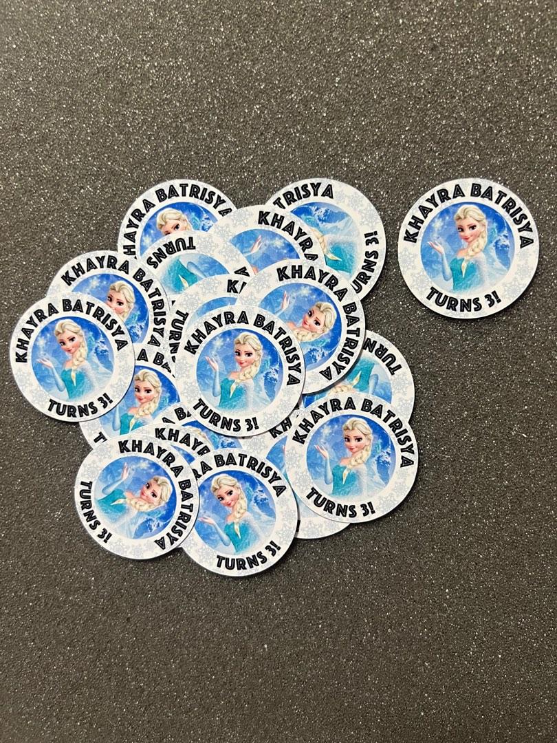 Frozen Elsa Birthday Stickers, Hobbies & Toys, Stationery & Craft, Art ...