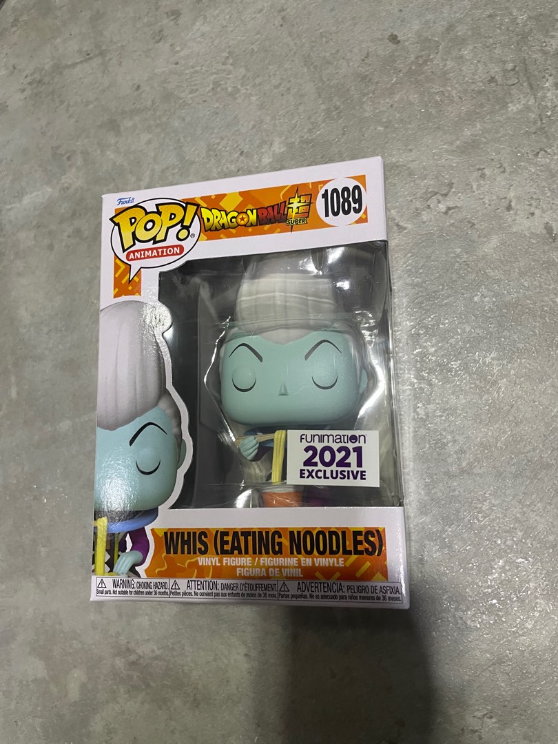 Funko Pop 龍珠 天使 維斯 Whis eating noodles, 興趣及遊戲, 玩具 & 遊戲類 - Carousell