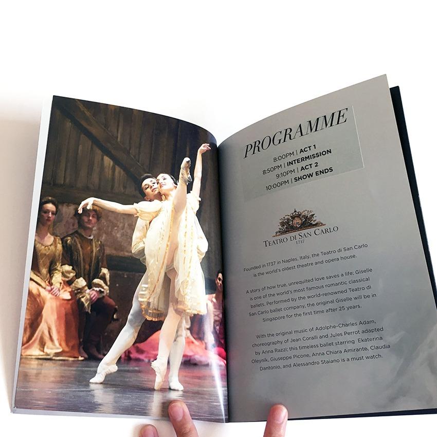 Giselle Official Program Booklet, Hobbies & Toys, Memorabilia ...