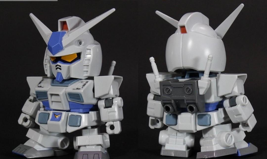 Gundam Front ver GFT RX-78-3 G3 gundam SD BB Senshi Gunpla Model kit ...