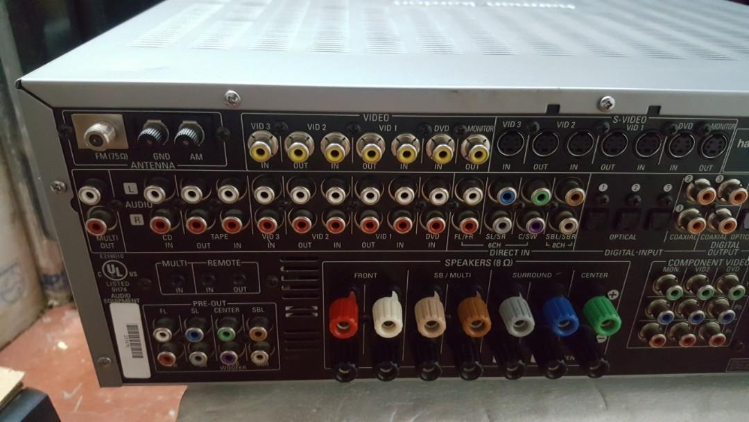Harman kardon 7.1 channel AV Receiver Amplifier for ur Speakers, Audio ...