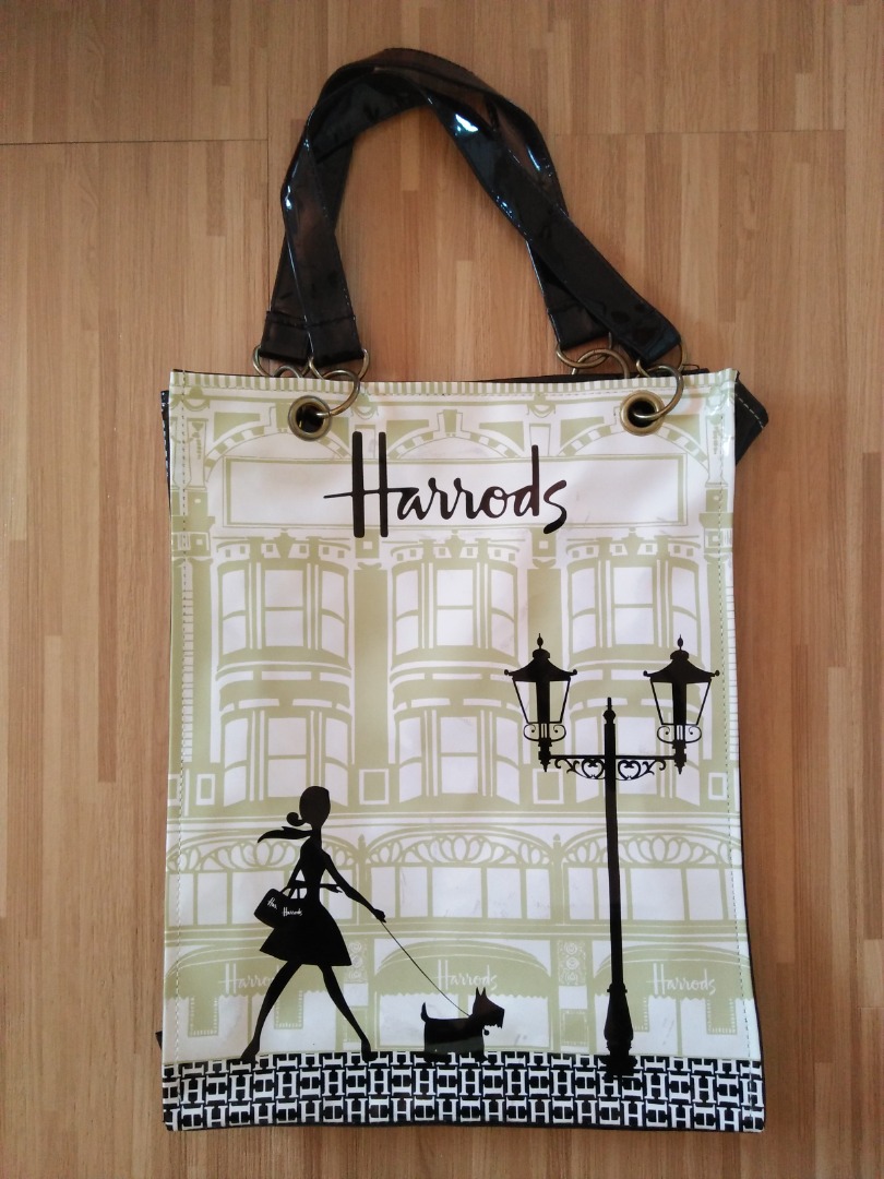 HARRODS TOTE BAG, Women's Fashion, Bags & Wallets, Tote Bags on Carousell