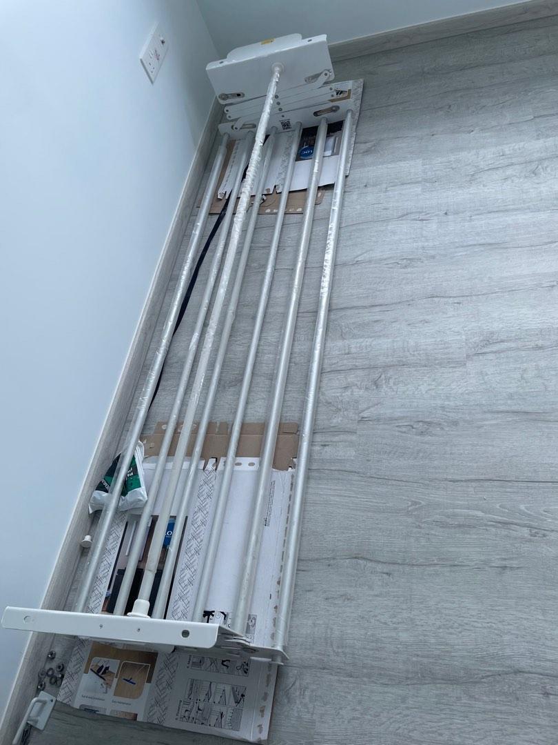 HDB Laundry Drying Rack, Furniture & Home Living, Home Improvement ...